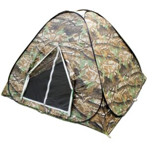 bztang explorer outdoors 3-4 persons camouflage camping hiking easy setup instant pop up tent