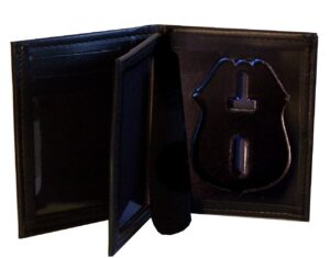 hidden badge wallet for ny city police sergeant (cutout pf287)