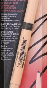 Maybelline Total Temptation Eyebrow Definer Pencil, Deep Brown, 1 Count