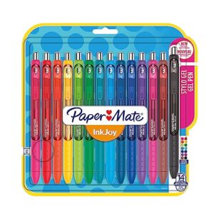 paper mate inkjoy gel pens | medium point (0.7mm) | assorted colours | 14 count