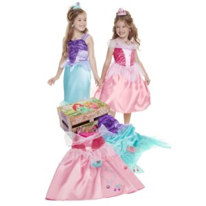 disney princess ariel & aurora dress up trunk, 44352