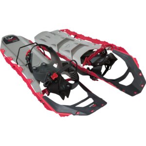 msr revo explore women’s all-terrain snowshoes, 22 inch pair, bright coral