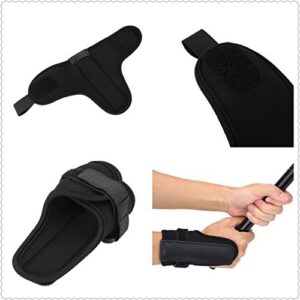 Vbestlife Swing Training Aid Tactic, Wrist Brace Band, Glove Swing Train Aid Set Straight Practice Wrist Brace Trainer Corrector Er Accessory Wrist Hinge Trainer Glove to Keep Left Wrist Straight