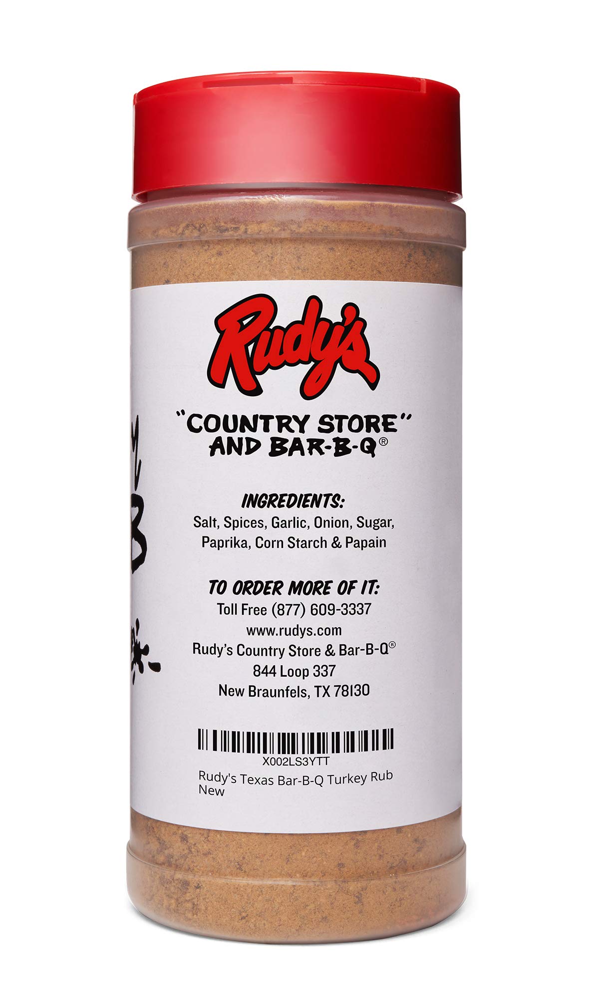 Rudy's Texas Bar-B-Q Turkey Rub