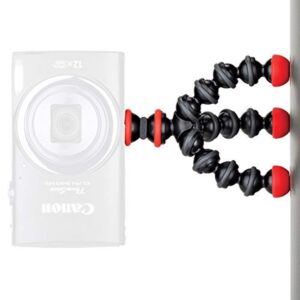 joby gorillapod magnetic mini: a portable, compact tripod with magnetic feet for smartphones, action cameras or point & shoot cameras up to 325 grams,black