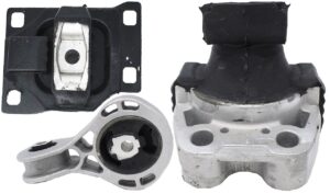 ena engine motor and trans mount set of 3 compatible with ford 2008 2009 2010 2011 focus 2.0l replacement for a5312 a5322 a2986