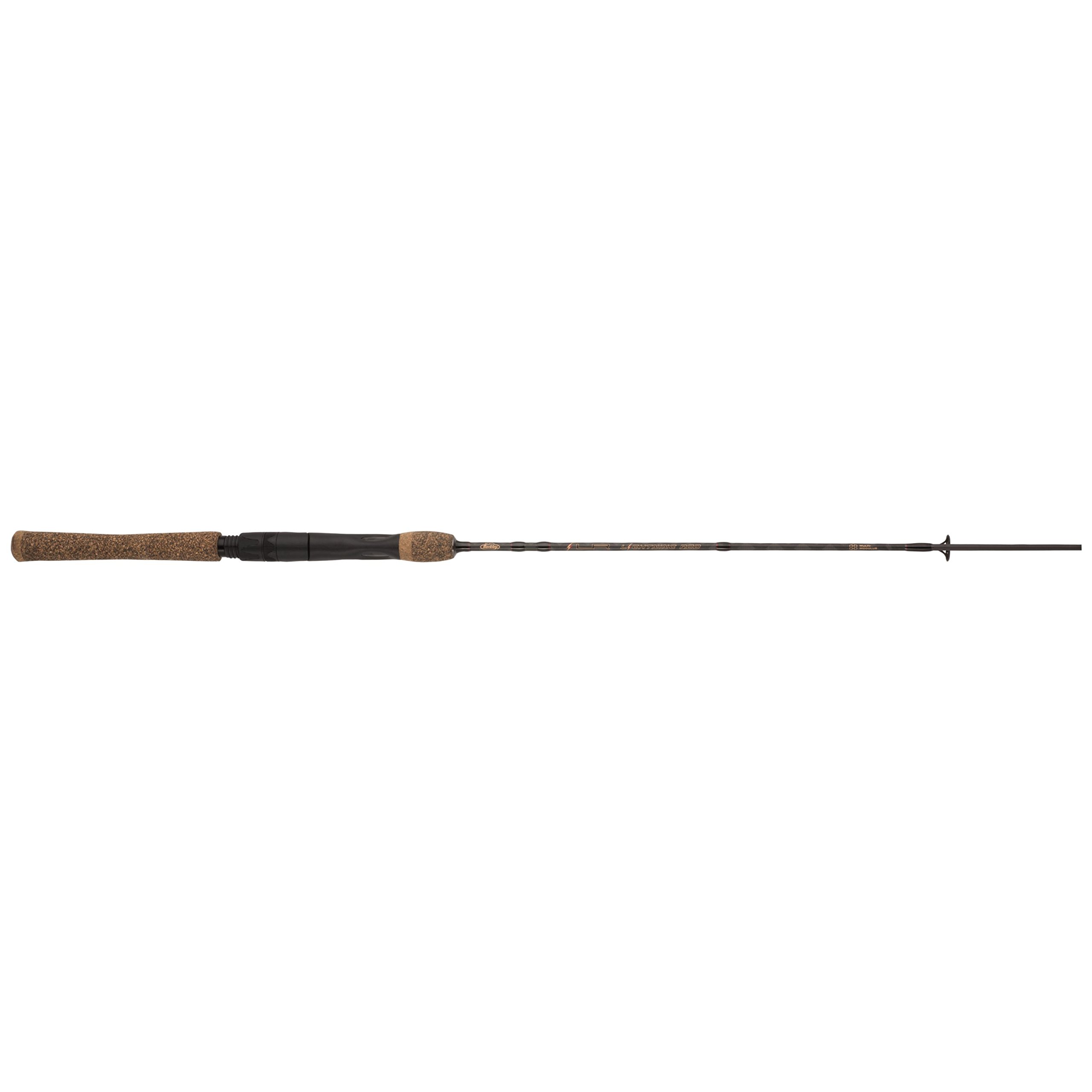 Berkley 5’6” Lightning Rod Spinning Rod, One Piece Spinning Rod, 4-8lb Line Rating, Light Rod Power, Moderate Action, 1/16-3/8 oz. Lure Rating