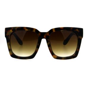 super oversized square sunglasses womens modern hipster, tortoise, size no size