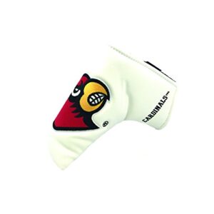 prg americas ncaa louisville cardinals putter cover, one size, white