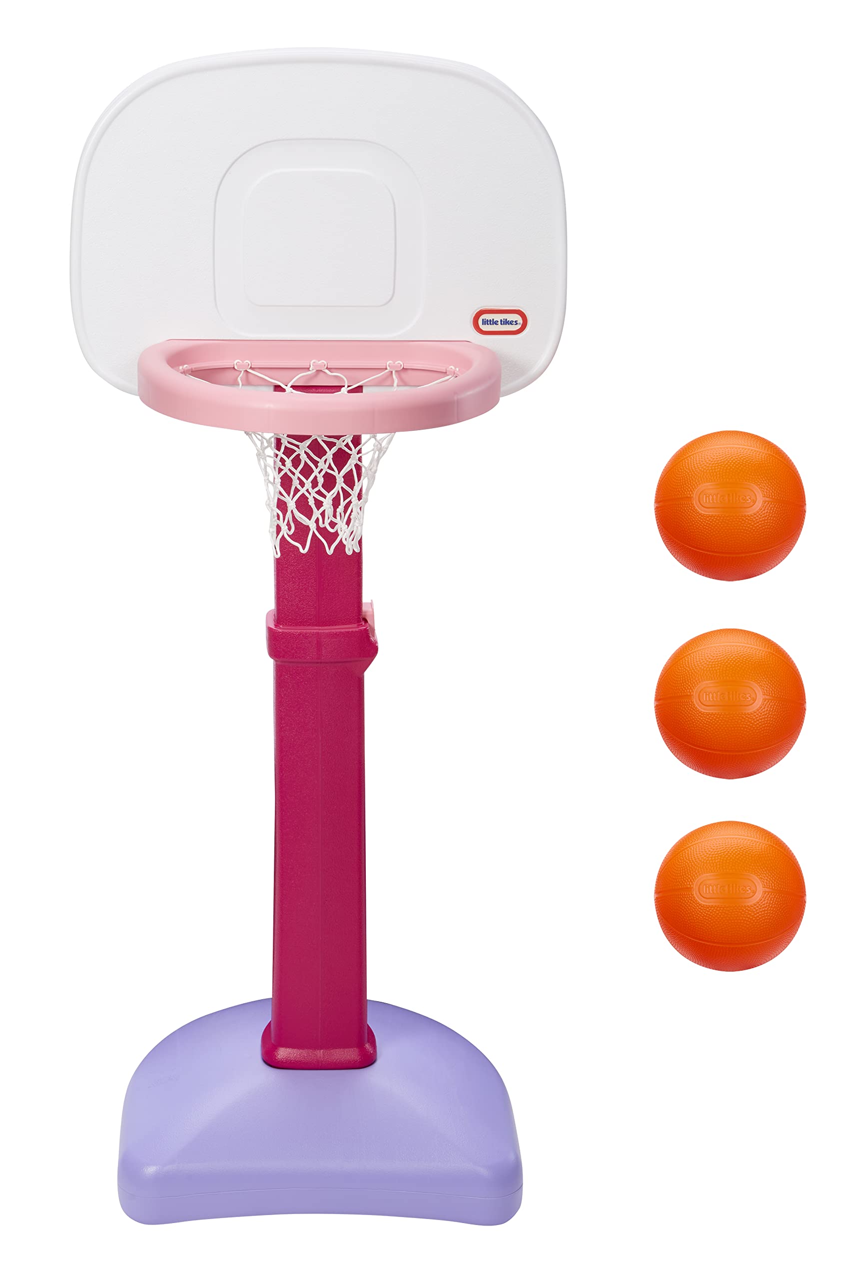 Little Tikes Easy Score Basketball Set, Pink- Amazon Exclusive 22.00 L x 23.75 W x 61.00 H Inches