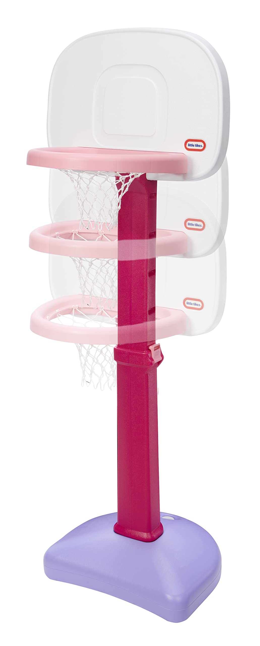 Little Tikes Easy Score Basketball Set, Pink- Amazon Exclusive 22.00 L x 23.75 W x 61.00 H Inches