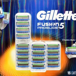 Gillette Fusion5 ProGlide Men's Razor Blade Refills, Pack of 16 Cartridges (packaging may vary)