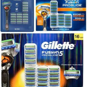 Gillette Fusion5 ProGlide Men's Razor Blade Refills, Pack of 16 Cartridges (packaging may vary)