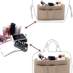 LEXSION Felt Insert Bag Organizer Bag In Bag For Handbag Purse Organizer Fits Speedy Neverful