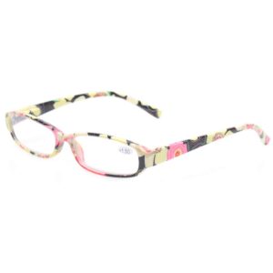 Kerecsen Reading Glasses 4 Fashion Women Eyeglasses With Floral Design Classic Spring Hinge Readers (2.00, 4 Pack Mix Color)