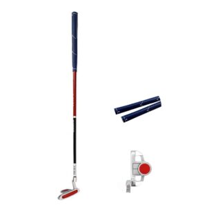 acstar junior golf putter graphite kids putter right handed for kids age 3-5(red,25" age 3-5)