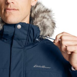 Eddie Bauer Men's Boundary Pass Down Parka, Medium Indigo, Large