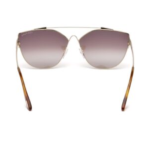 Tom Ford FT0563 28G Shiny Rose Gold Jacquelyn Pilot Sunglasses Lens Category 2