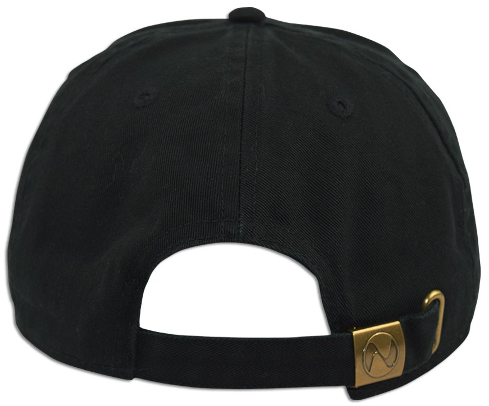 JLGUSA Savage Embroidered Dad Cap Hat Adjustable Polo Style Unconstructed (Black)