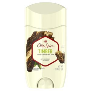 old spice fresher collection anti-perspirant & deodorant timber - 2.6 oz, pack of 3