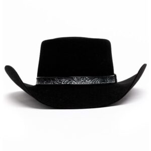 Stetson Men's Revenger Wool Felt Western Hat Black 7 3/4