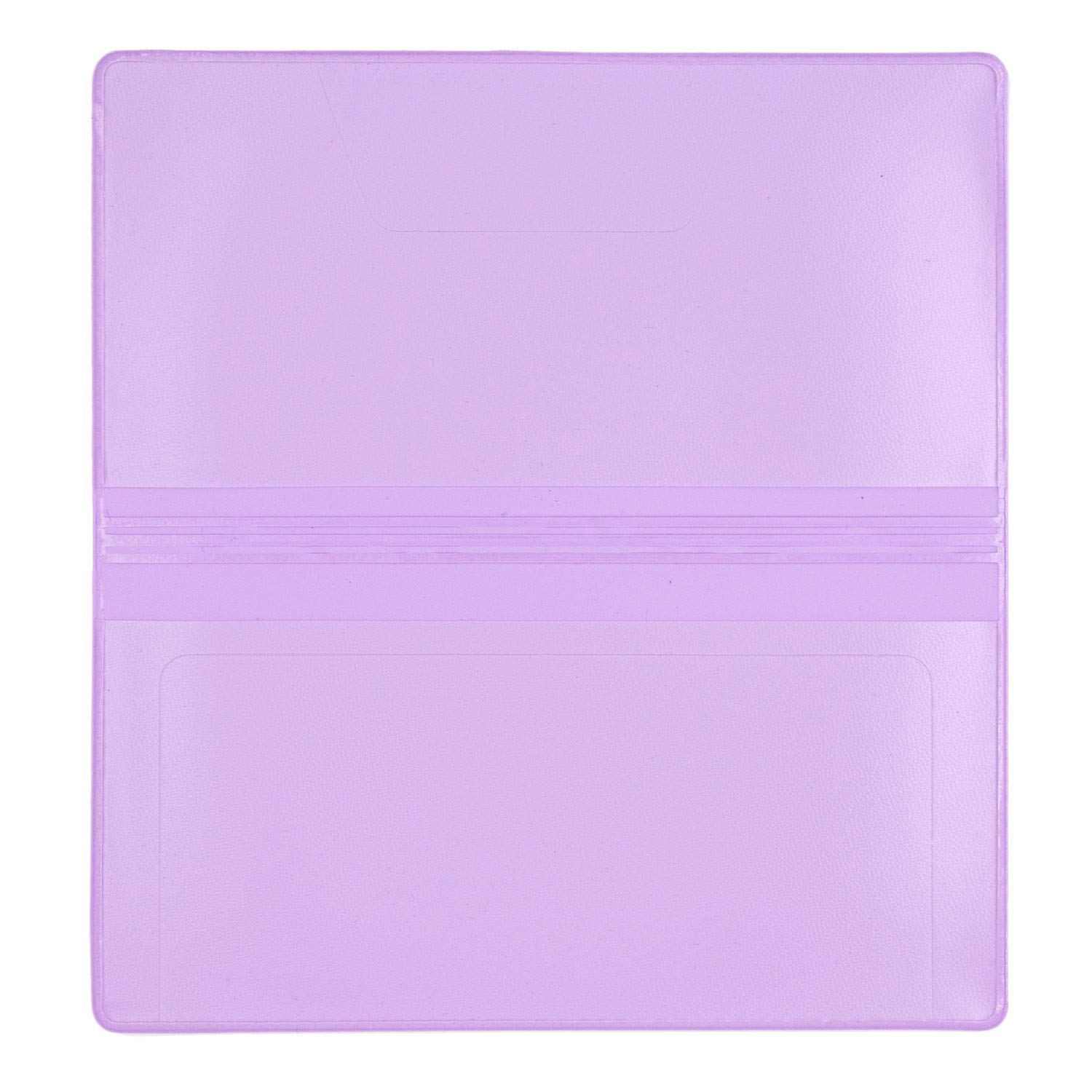 Lavendar Vinyl Checkbook Cover, Top Tear Personal Vinyl Checkbook Cover