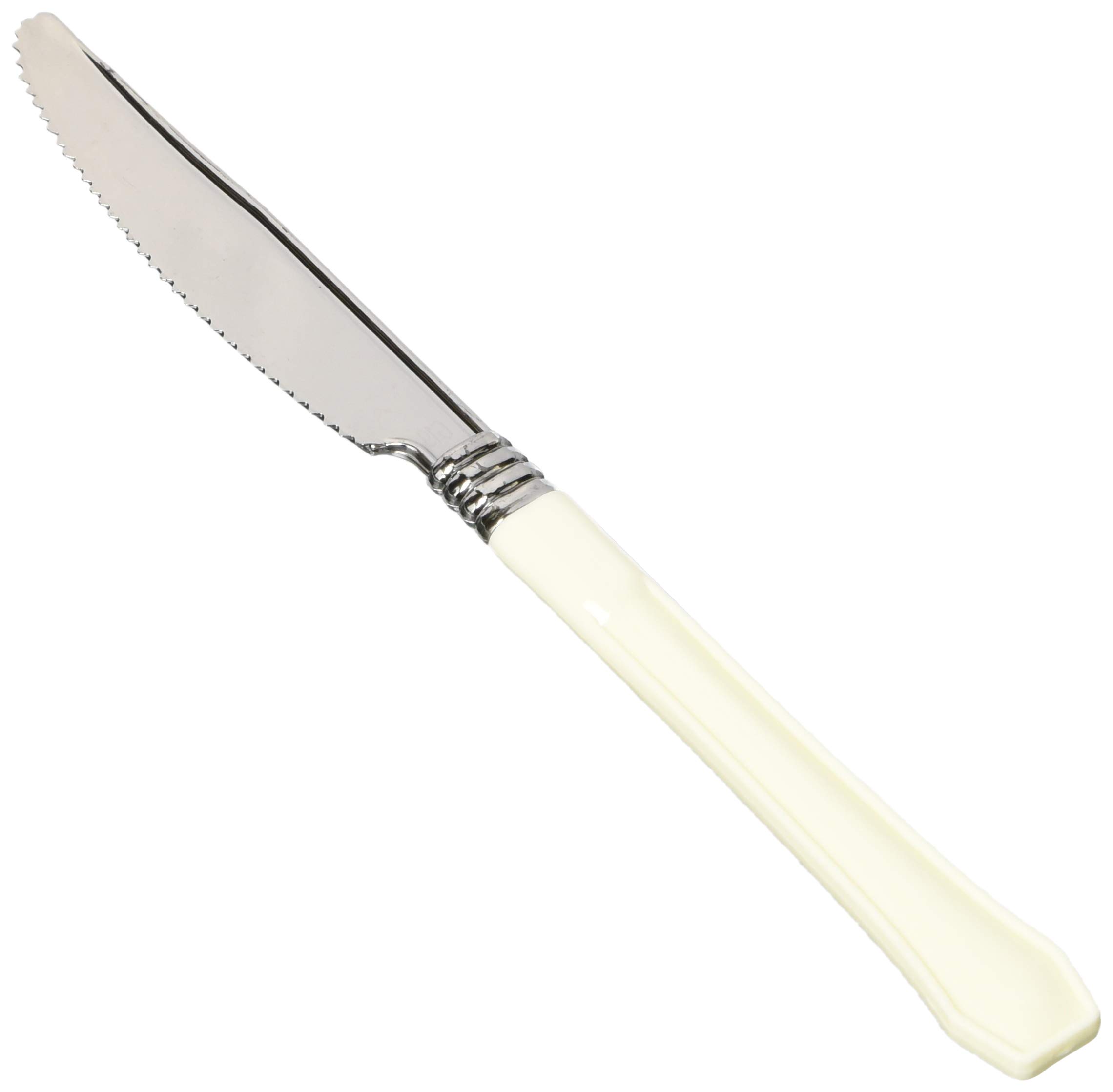 Amscan Vanilla Créme Premium Cutlery Knives | Pack of 20