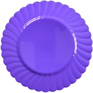 Amscan Party Plates Tableware Items, 10 1/4", Purple