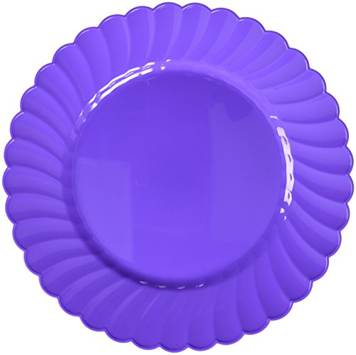 Amscan Party Plates Tableware Items, 10 1/4", Purple