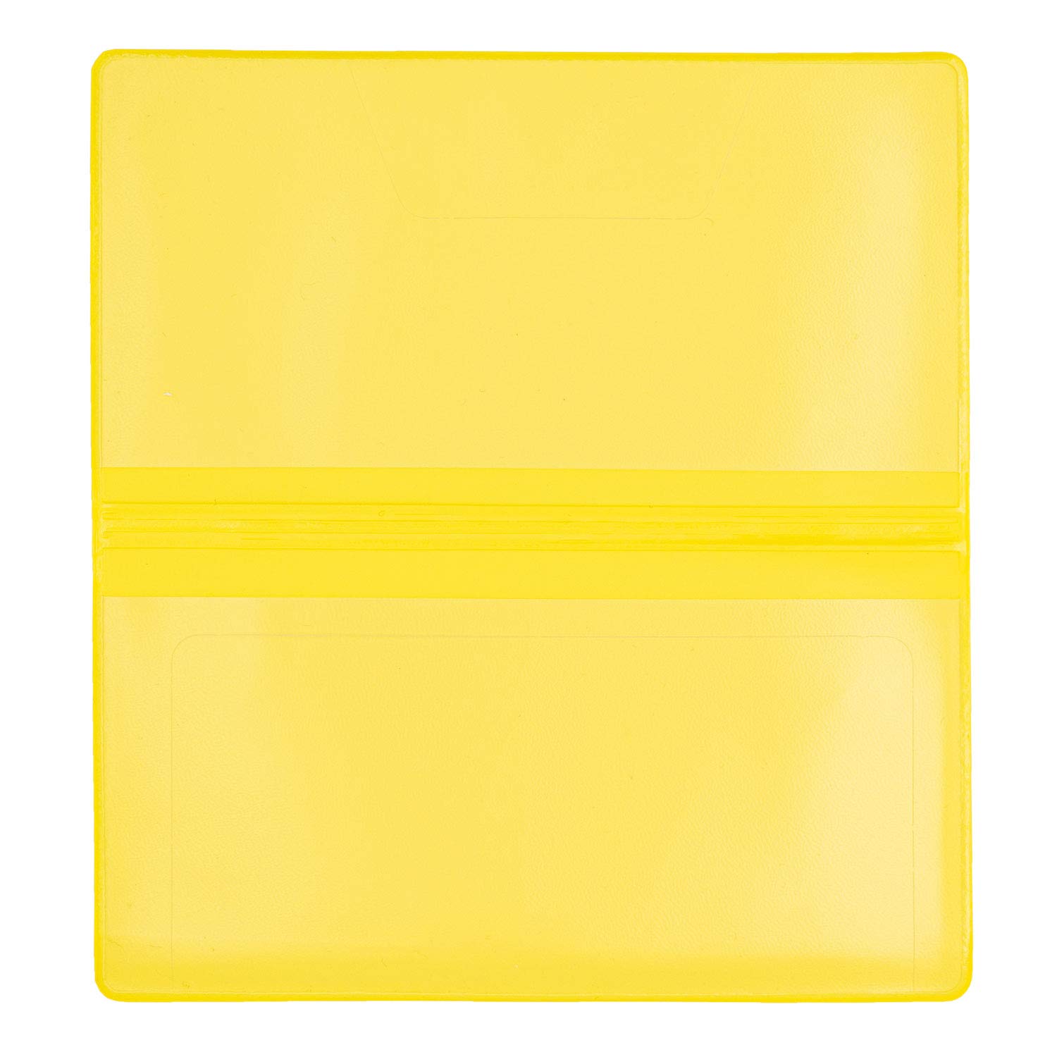 Yellow Vinyl Checkbook Cover, Top Tear Personal Vinyl Checkbook Cover