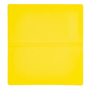 Yellow Vinyl Checkbook Cover, Top Tear Personal Vinyl Checkbook Cover