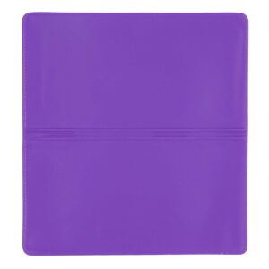 Purple Vinyl Checkbook Cover, Top Tear Personal Vinyl Checkbook Cover