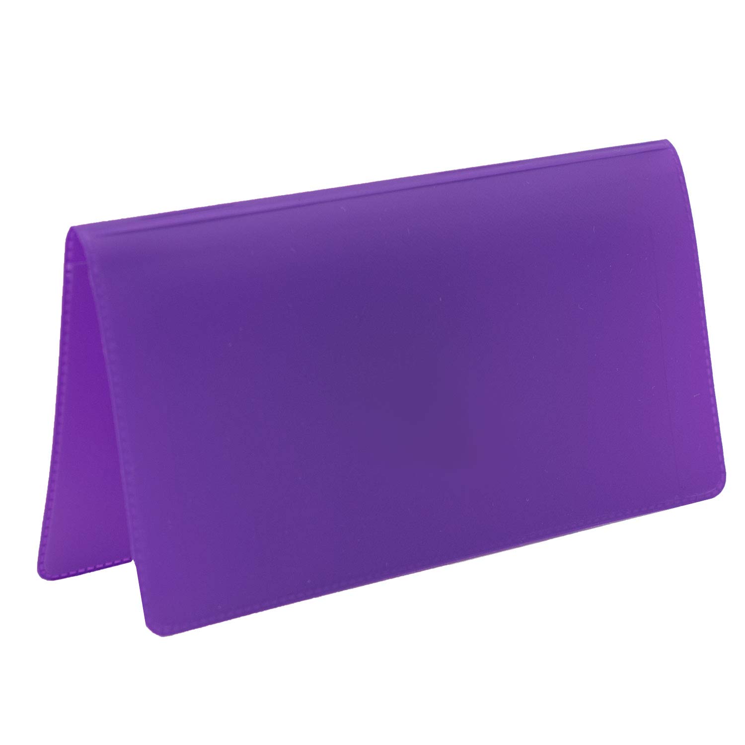 Purple Vinyl Checkbook Cover, Top Tear Personal Vinyl Checkbook Cover