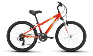 diamondback bicycles octane 24 youth 24" wheel mountain bike, orange