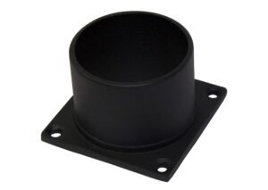 solus s349-bk black pier mount adapter for 3" post lighting fixtures