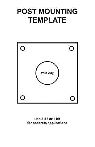 Solus S349-BK Black Pier Mount Adapter for 3" Post Lighting Fixtures