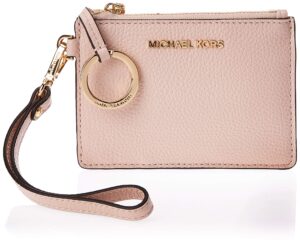 michael kors mercer small coin purse soft pink one size