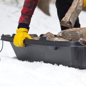 Pelican - Trek 45 Utility Sled - Black - Pull Rope - 4 Season Sled - Carry Up to 130lb - Heavy Duty RAM-X Construction - Use 2 Trek 45 to Enclose Gear - LDT45PA06-00