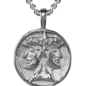 MADE IN USA - Reproduction of the Historic JANUS Double-headed Pendant, From ilanet Museum Collection