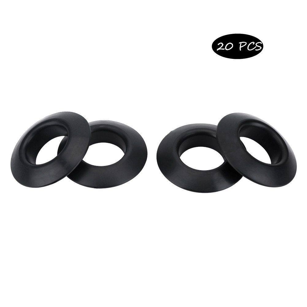 20 Pcs Durable Practical Rubber Drip Rings for Kayak Canoe Rafting Paddles Shaft 30mm