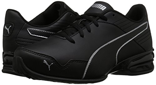 PUMA Mens Super Levitate Cross Trainer, PUMA Mens Black-PUMA Mens Aged Silver, 11