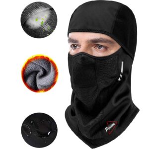 ski mask for men women balaclava face mask men cold weather balaclava warmer windproof hunting cycling motorcycle neck gaiter warmer winter gear black