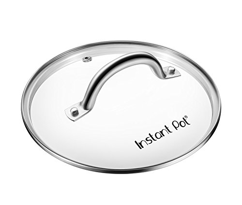 Instant Pot Tempered Glass lid – 9 in. (23 cm) - 6 Quart & Instant Pot Sealing Rings – 2-Pack, 6 Quart