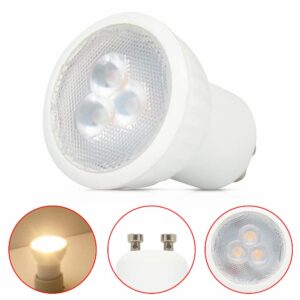 Night Blazers MR11 GU10 LED Bulb 3W Non-Dimmable 35MM Small Bulb 35W Halogen Bulbs Equivalent Bright Warm White 120V for Recessed Lighting, Track Lighting, Spotlight, Household Mini Bulbs 4 Pack