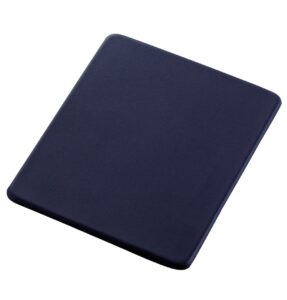 elecom soft leather mouse pad small size/pu leather/anti skid/soft/precise control navy mp-sl01nv