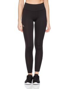 salomon women's agile long tight , black, m