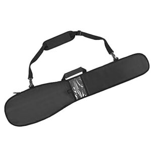 LIXADA Kayak Paddle Bag Long Kayak Boat Canoe Paddle Storage Bag Holder Pouch Cover (Black)