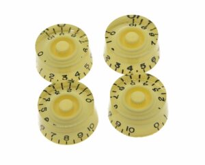 dopro 4pcs vintage cream guitar speed dial knobs control knob fits lp guitar