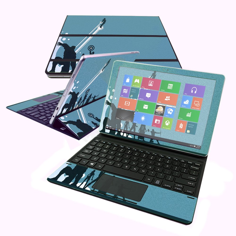 MightySkins Skin Compatible with Samsung Galaxy Book 10.6" - Super Squad | Protective, Durable, and Unique Vinyl Decal wrap Cover | Easy to Apply, Remove, and Change Styles | Made in The USA