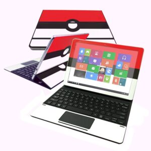 mightyskins skin compatible with samsung galaxy book 10.6" - battle ball | protective, durable, and unique vinyl decal wrap cover | easy to apply, remove, and change styles | made in the usa